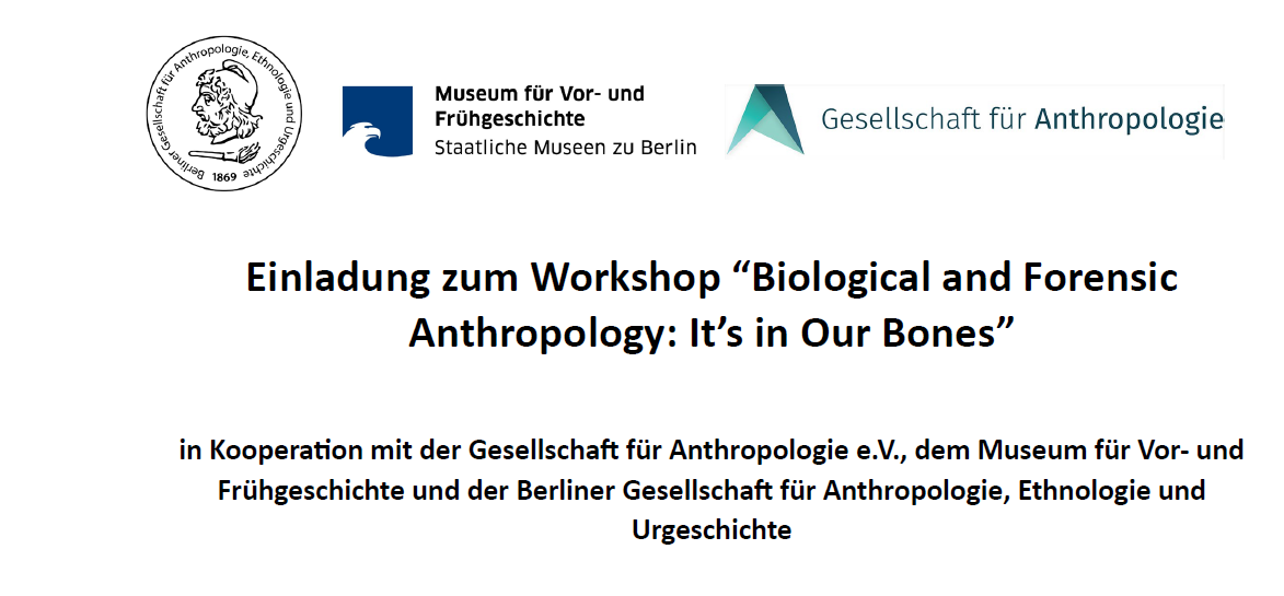 Workshop ‘Biological and Forensic Anthropology: It`s in Our Bones’ from ...
